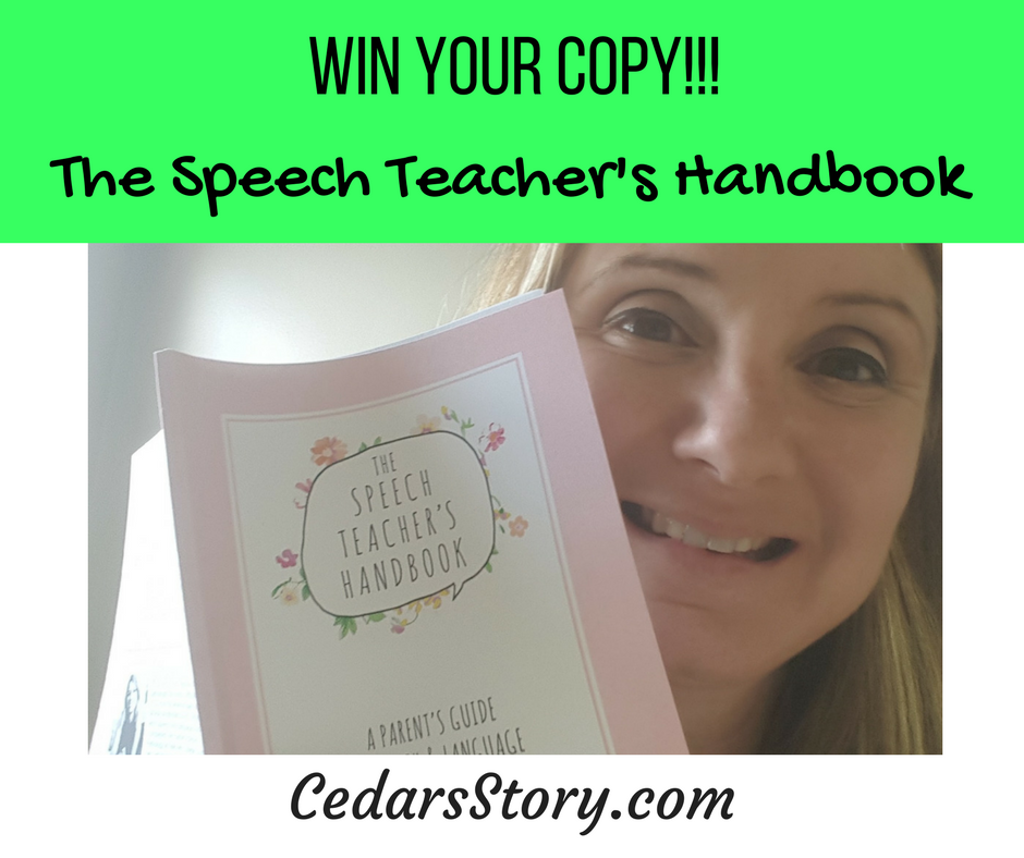 Win a FREE copy of The Speech Teacher's Handbook! - Cedars Story